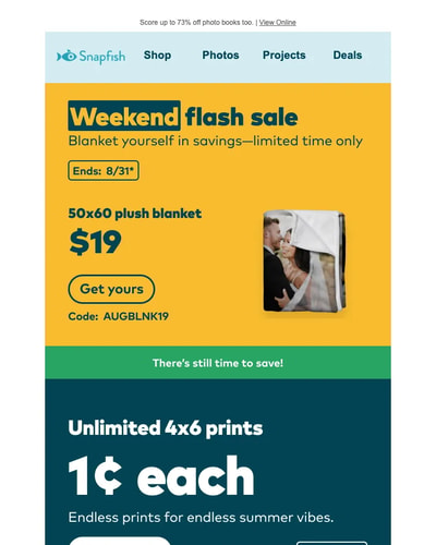 Snapfish: 📆 It’s time! Redeem your FREE prints for the month · Campaign ...